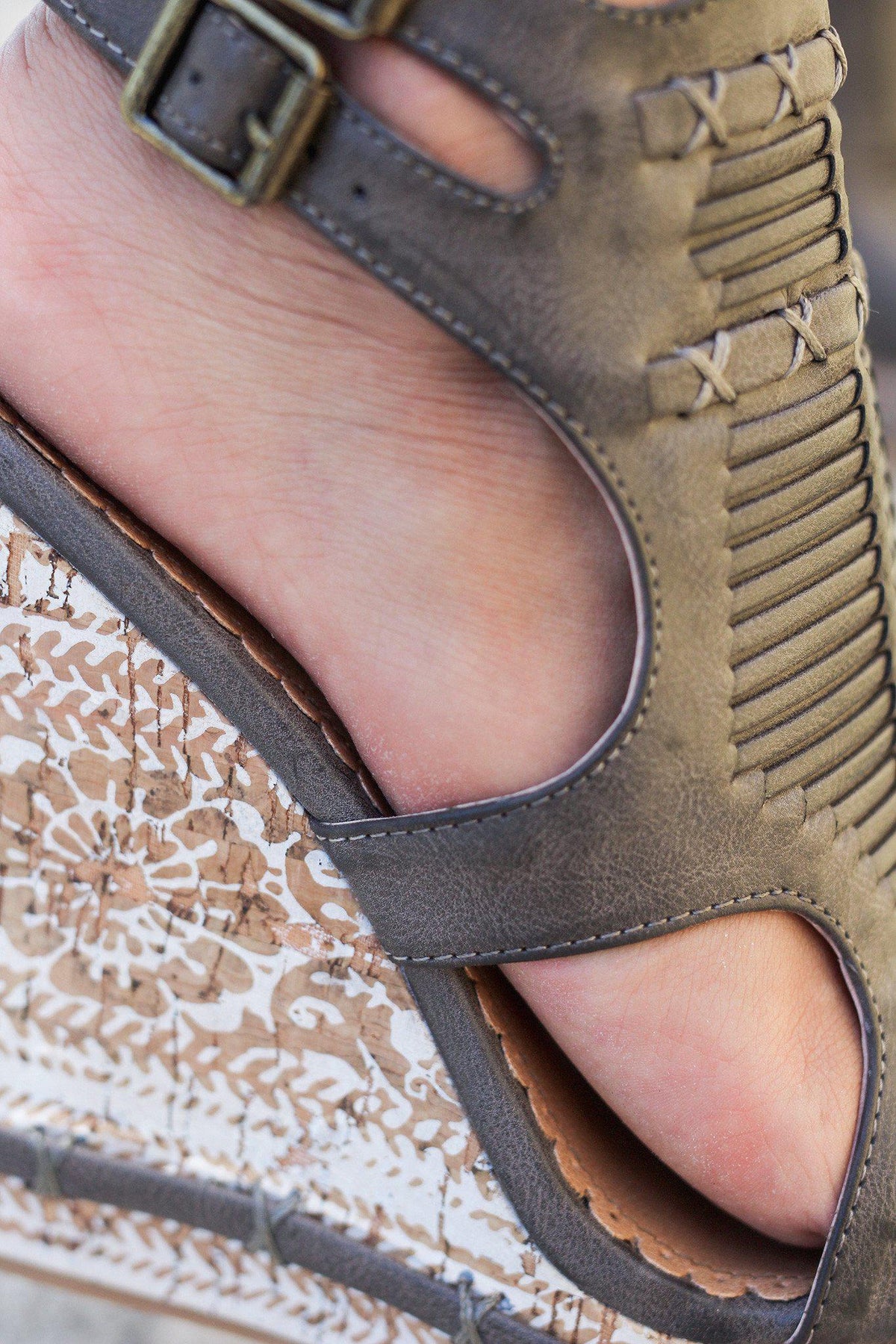 Meta Taupe Wedges | Online Boutiques – Saved by the Dress