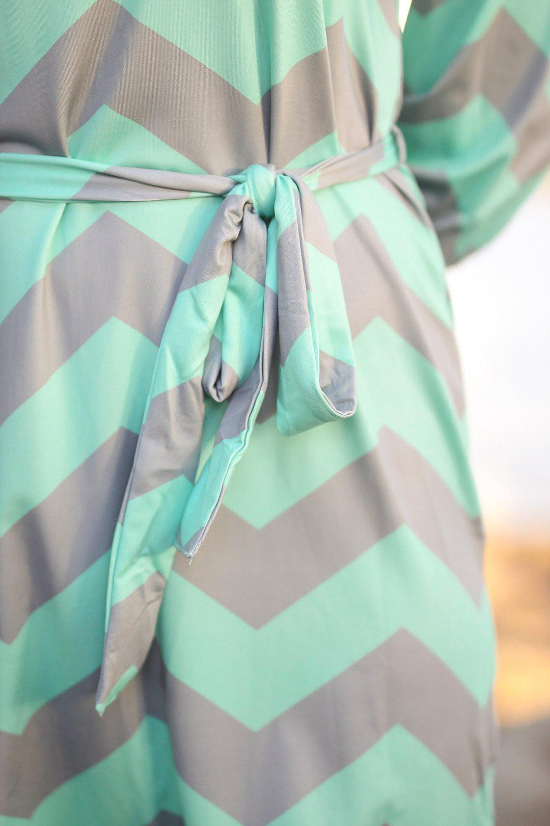 mint chevron clothes