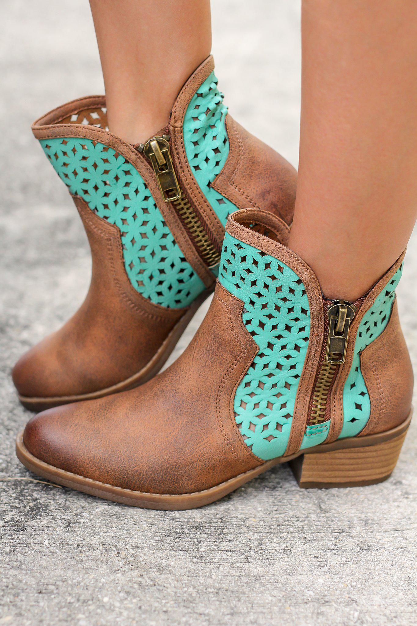 Emily Tan Booties | Online Boutiques – Saved by the Dress
