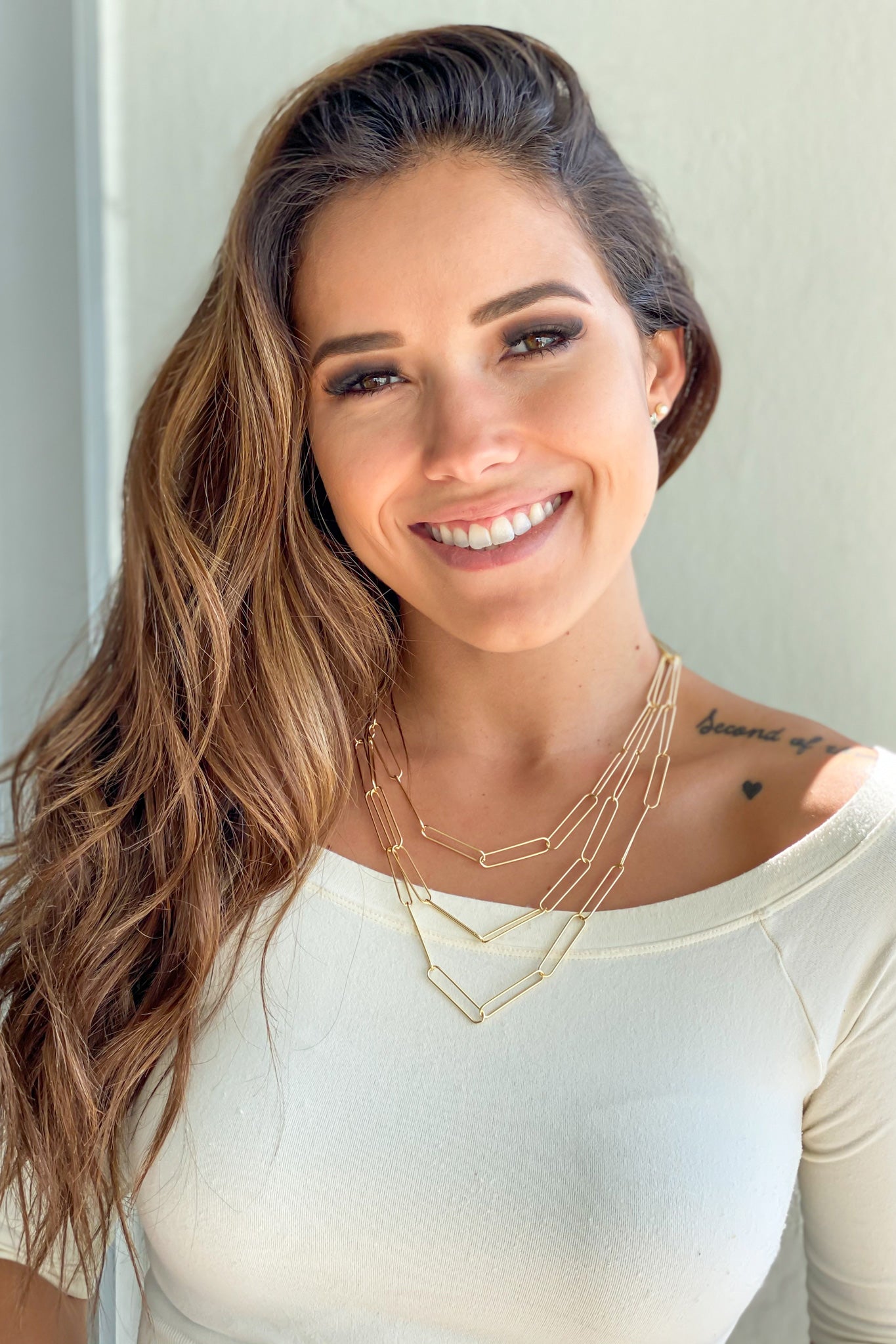 Gold Chain Layered Necklace | Accessories – Saved by the Dress