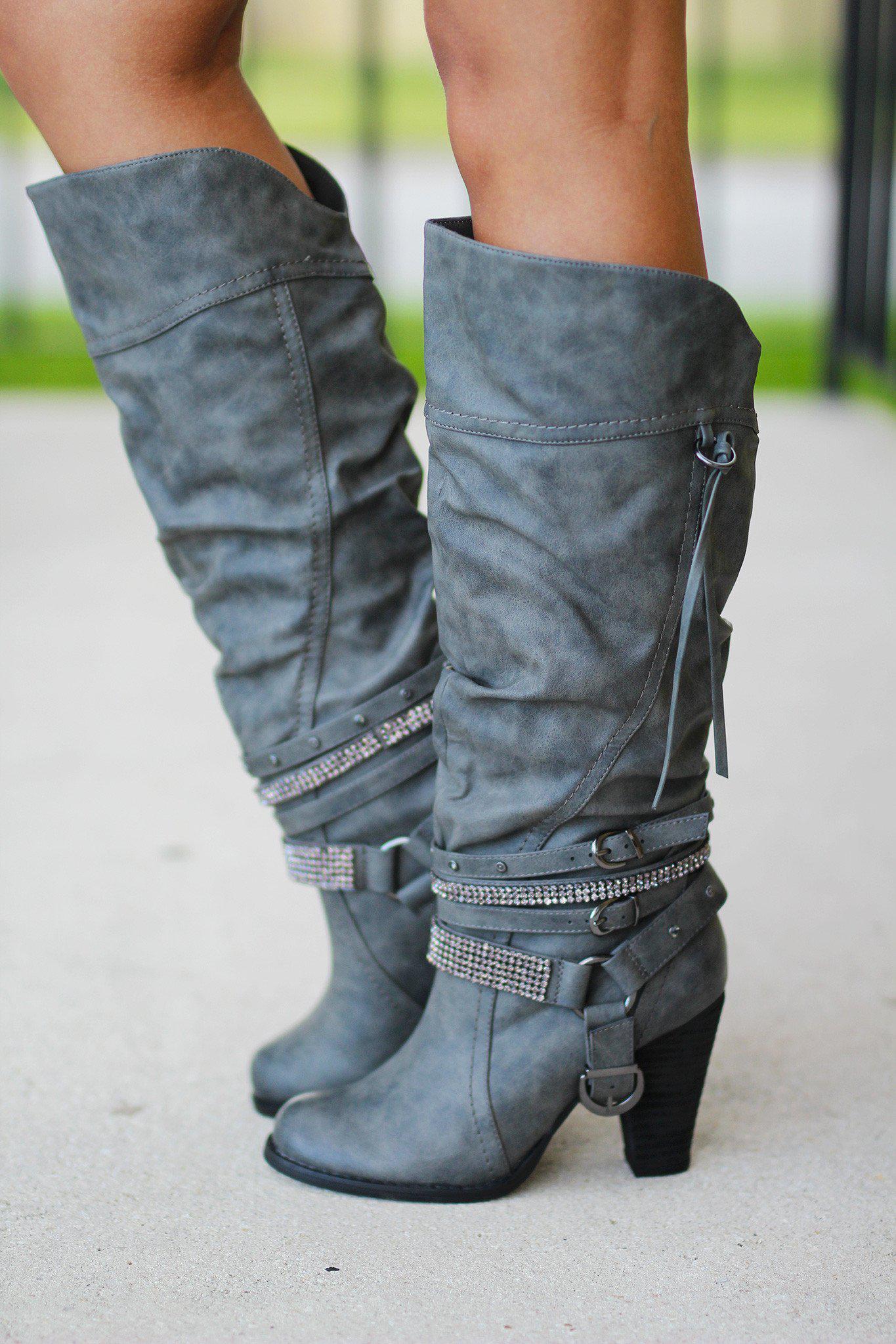 Stacey Gray Boots | Fashion Boots | Long Boots – Saved by the Dress