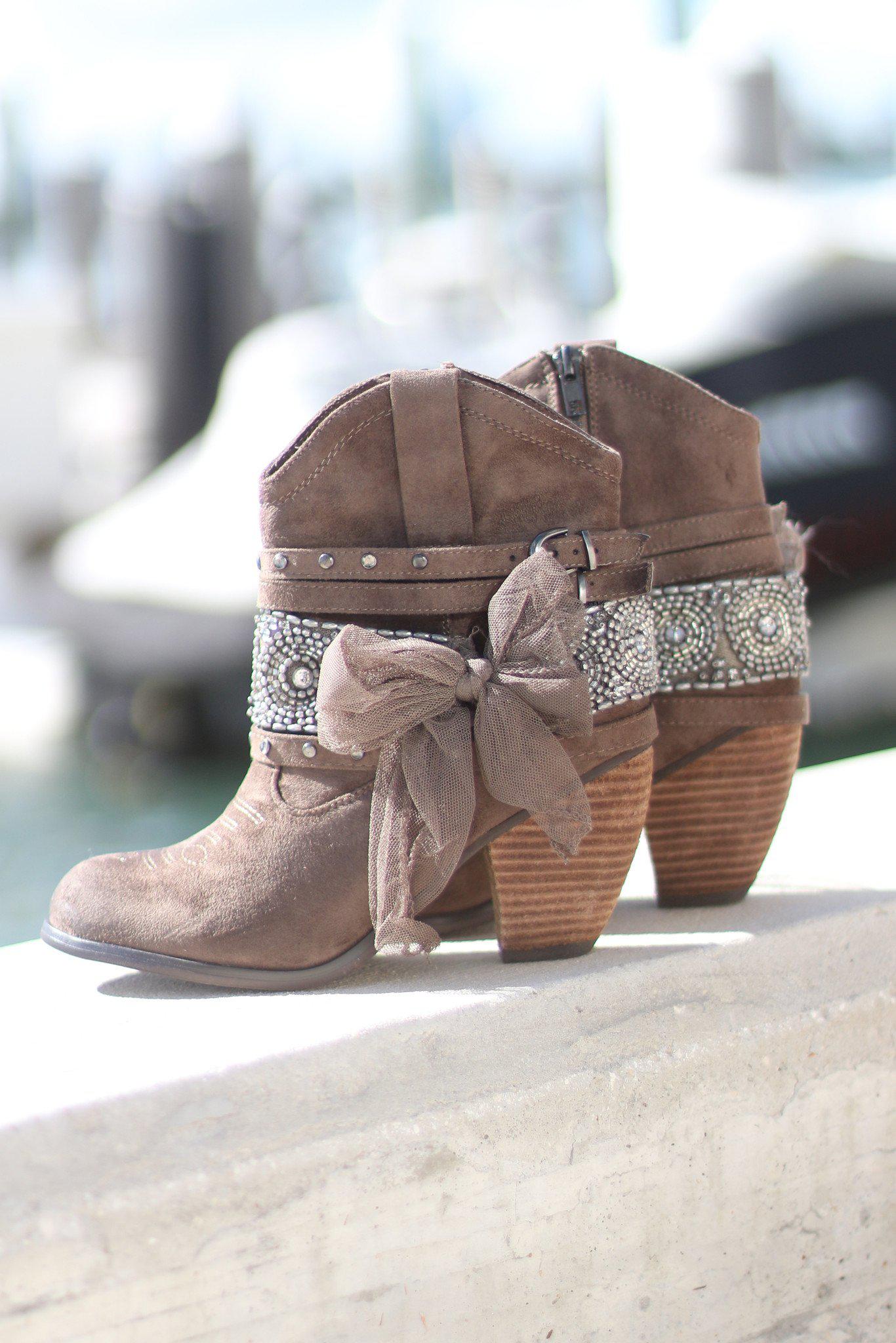 Olive Work N Twerk Booties | Not Rated Booties | Boots – Saved by the Dress