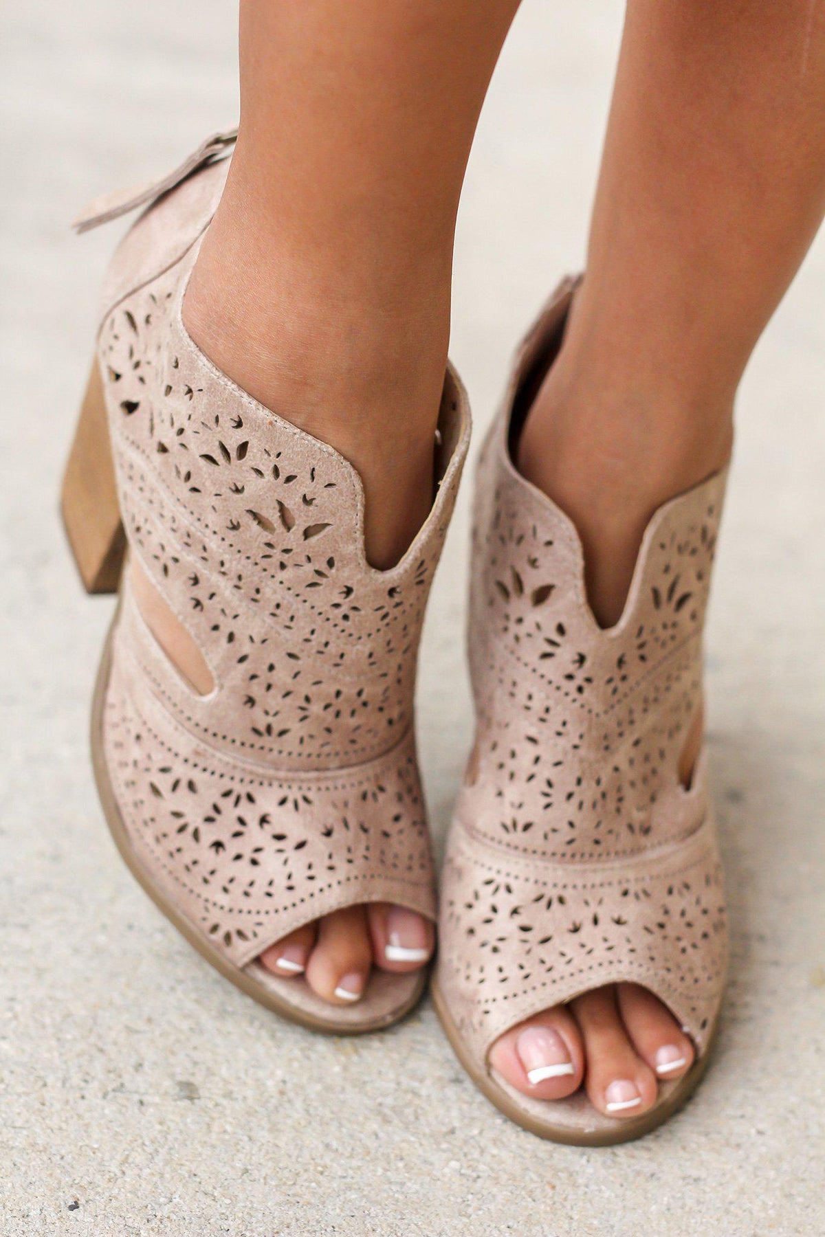 Santana Cream Booties | Online Boutiques – Saved by the Dress
