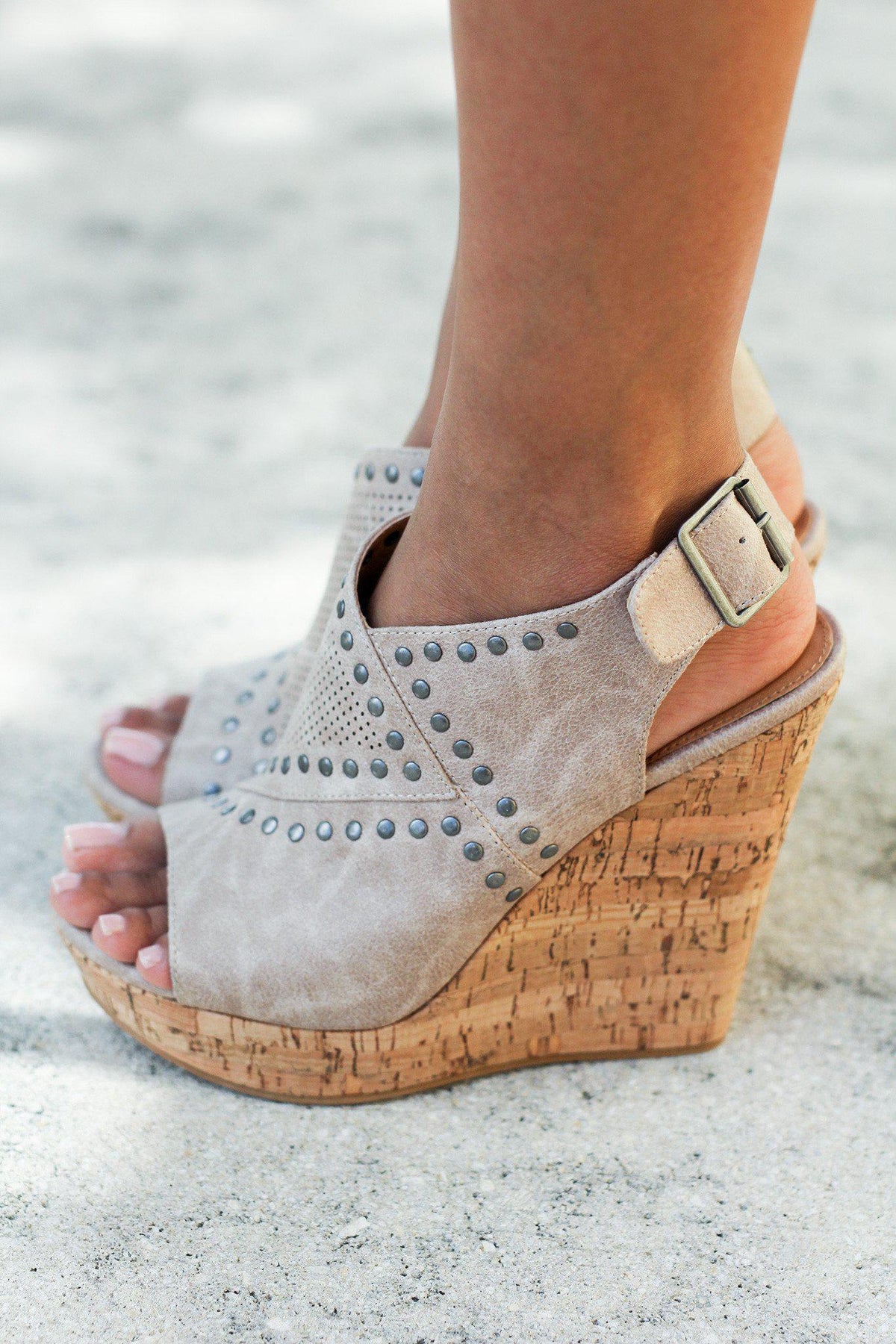 Sinni Cream Wedges | Cute Wedges | Online Boutiques – Saved by the Dress